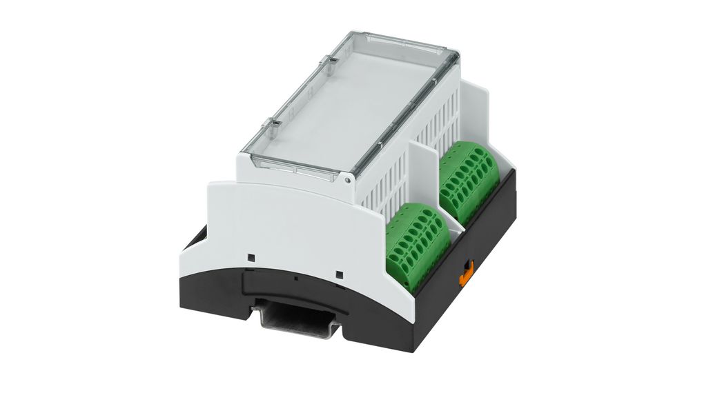 1311010 | Phoenix Contact DIN-Rail Enclosure Kit BC, 108x61x90mm, Polycarbonate, IP20 ...